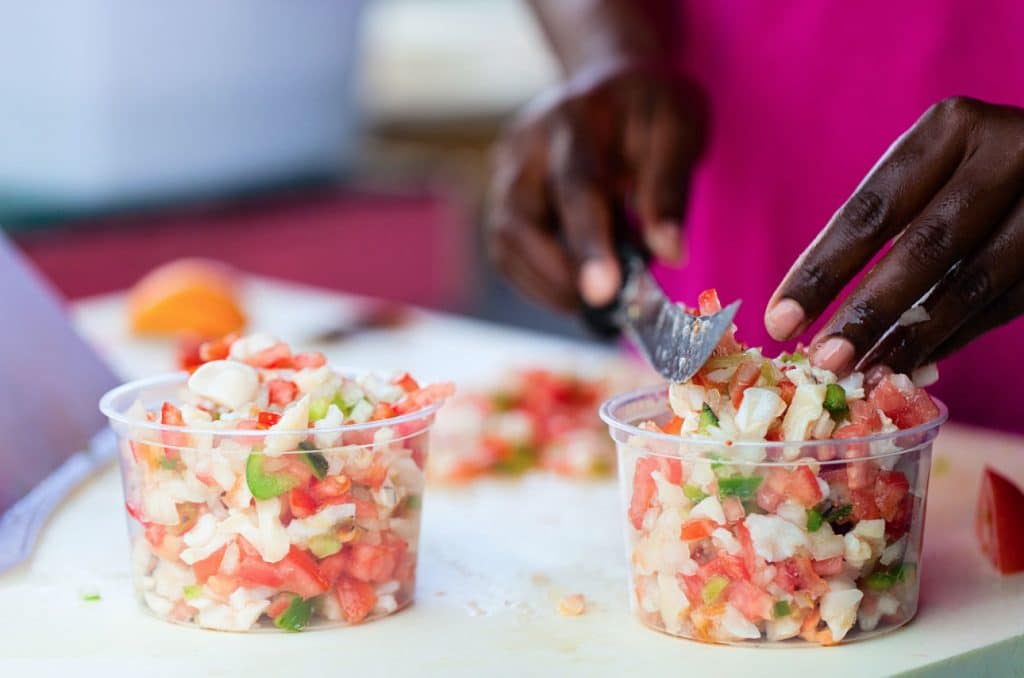 Eating Conch | The Bahamas | She is Wanderlust Blog